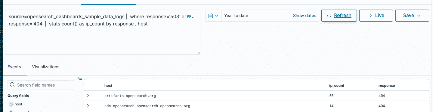 OpenSearch Dashboards & Visualizations: Notebooks & Operational Panel