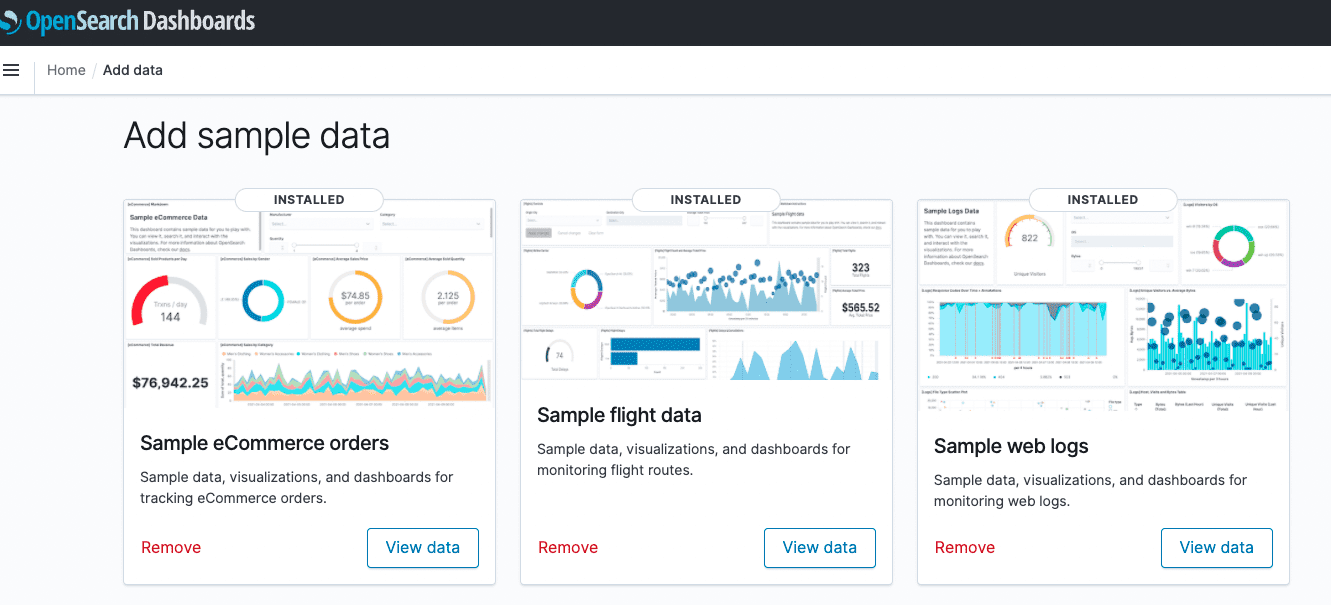 OpenSearch Dashboards & Visualizations: Notebooks & Operational Panel