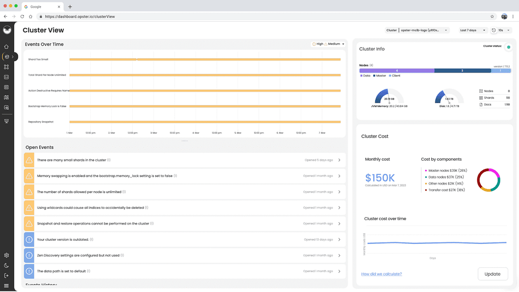 Opster’s Q1-2023 - Product Feature Highlights & What’s Ahead